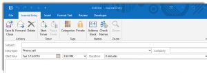 Outlook: Journal Feature – Office Bytes
