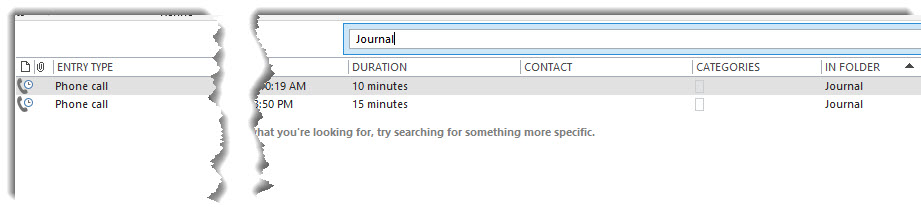 Outlook: Journal Feature – Office Bytes