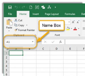 Excel: The Name Box and Named Ranges – Office Bytes
