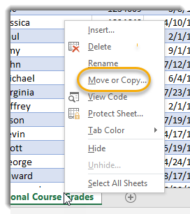 Excel: Organizing Sheets – Office Bytes