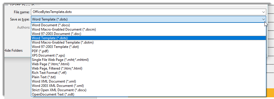 Microsoft Office: Creating and Using Templates – Office Bytes