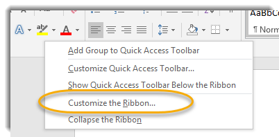 Microsoft Office: Customizing the Ribbon – Office Bytes