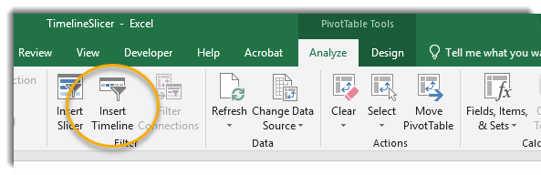Excel Timeline Slicer Office Bytes