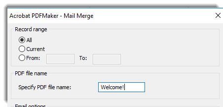 Word: Mail Merge with PDF Attachments – Office Bytes