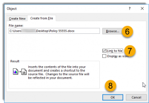 Word: Linking Text Between Documents – Office Bytes