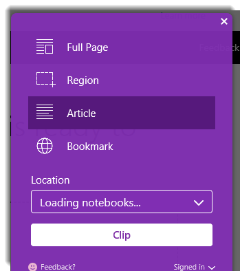 OneNote: Web Clipper – Office Bytes