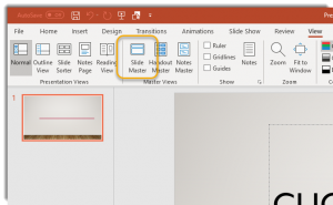 PowerPoint: Creating Master Slide Layouts – Office Bytes