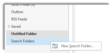 Outlook: Search Folders and Smart Folders – Office Bytes