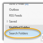 Outlook: Search Folders and Smart Folders – Office Bytes