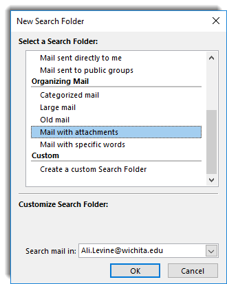 Outlook: Search Folders and Smart Folders – Office Bytes
