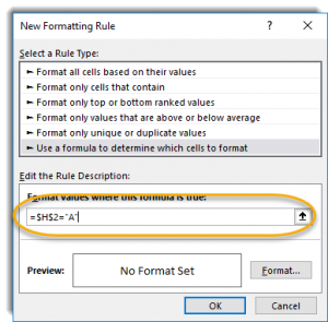 Excel: Formatting an Entire Row Based on One Value – Office Bytes