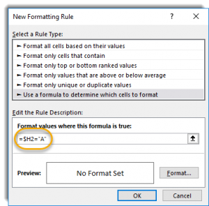 Excel: Formatting an Entire Row Based on One Value – Office Bytes