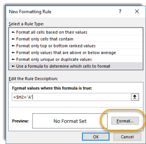 Excel: Formatting an Entire Row Based on One Value – Office Bytes