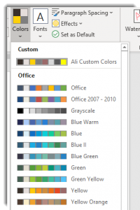 Microsoft Office: Color Themes and Custom Color Palettes – Office Bytes