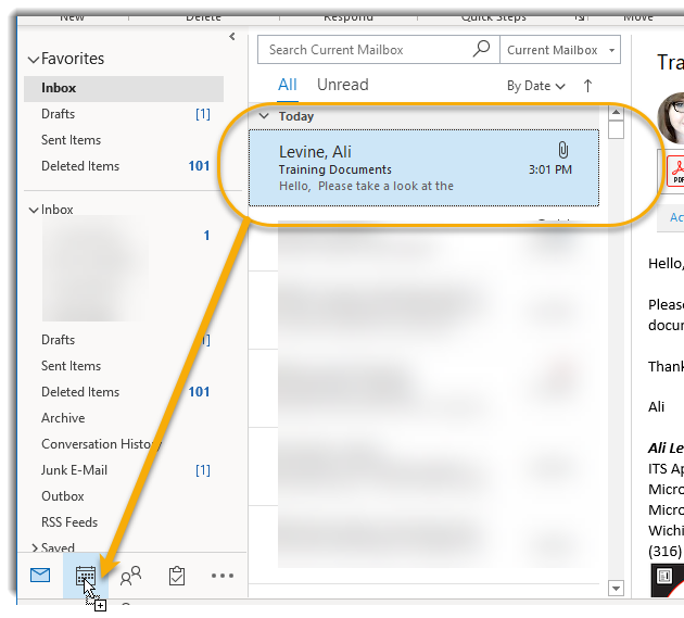Outlook The Power Of Drag And Drop Office Bytes