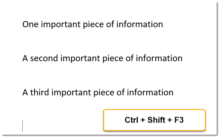 Word: The Spike Feature – Office Bytes