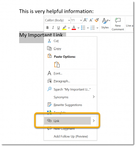 Word: 5 Things You Should Know About Hyperlinks – Office Bytes
