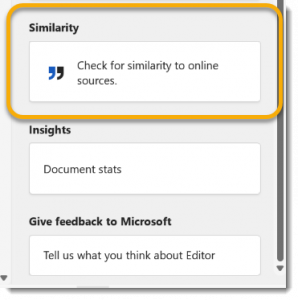 Word Editor Tools: Refine Essays and Check for Similarity to Online ...